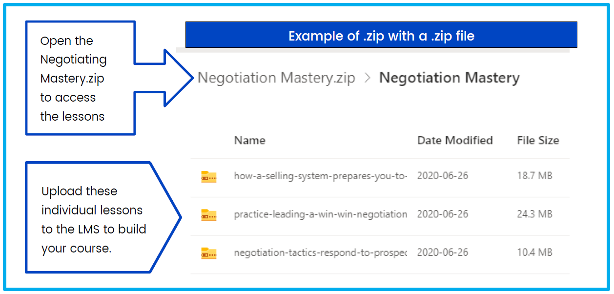 SCORM Download Best Practices – Sandler